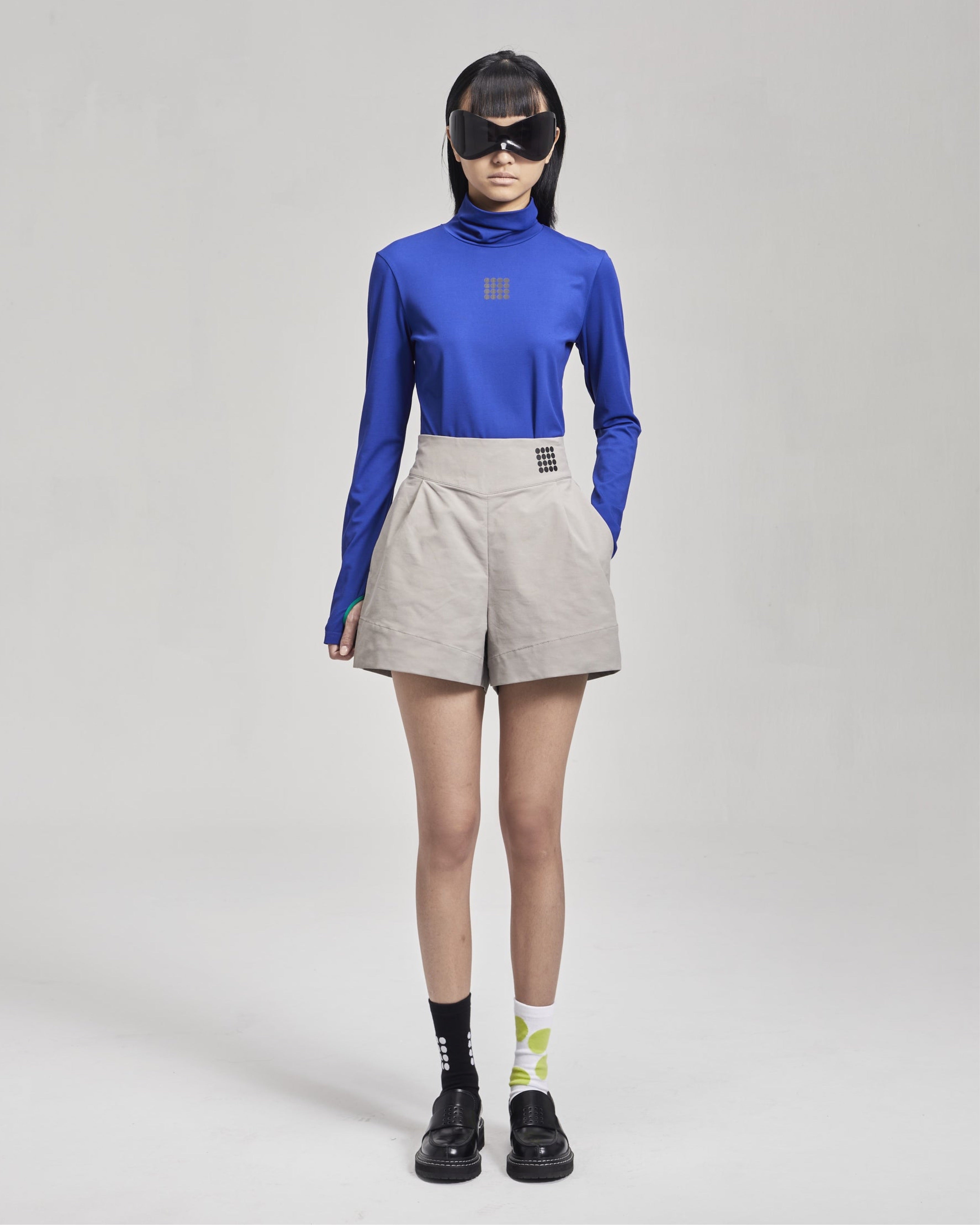 NOIZ N1TP8 Turtleneck Long Sleeves Fitted Top – A-JANE